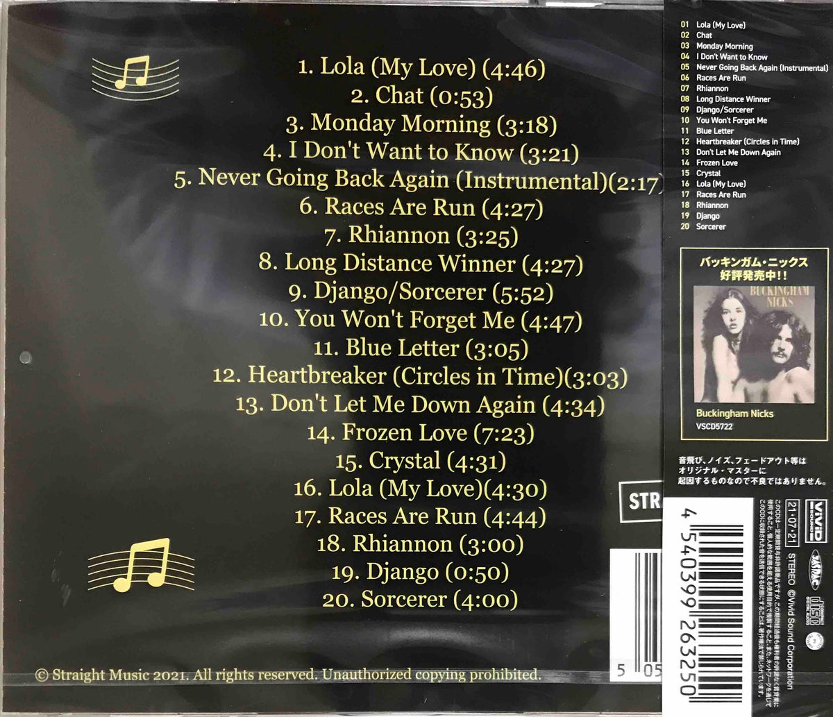 Buckingham Nicks ‎– Never Going Back – Surface Records
