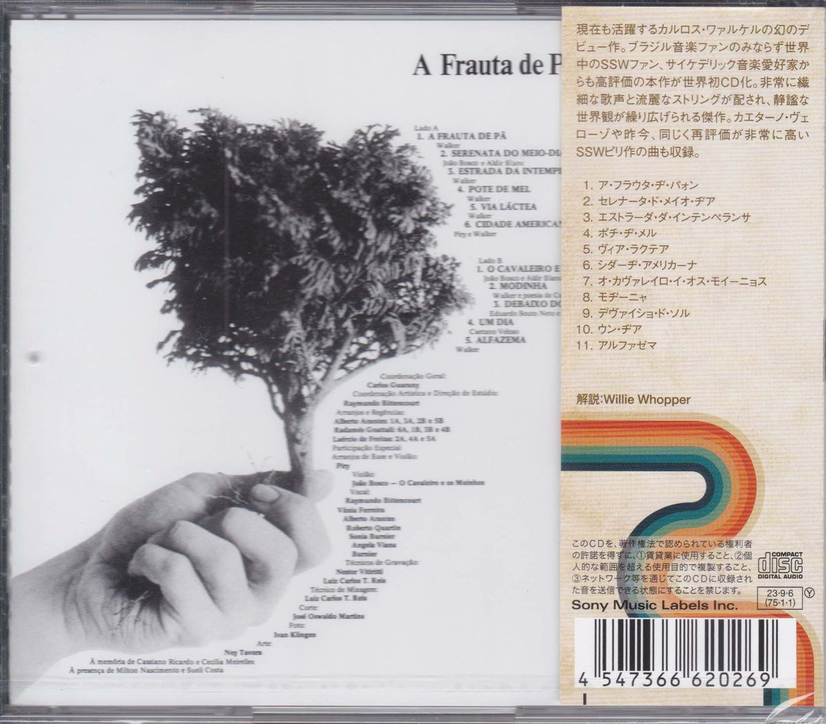 Carlos Walker ‎– A Frauta De Pã – Surface Records